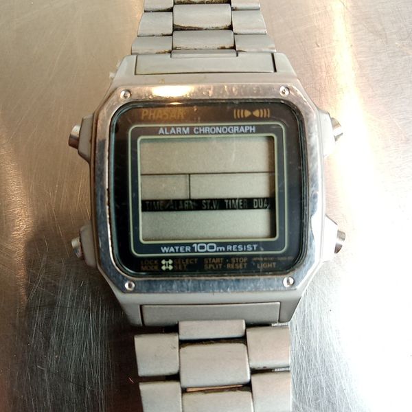 1984 Phasar (by Seiko) LCD Quartz ChronographModel: Phasar (by Seiko ...