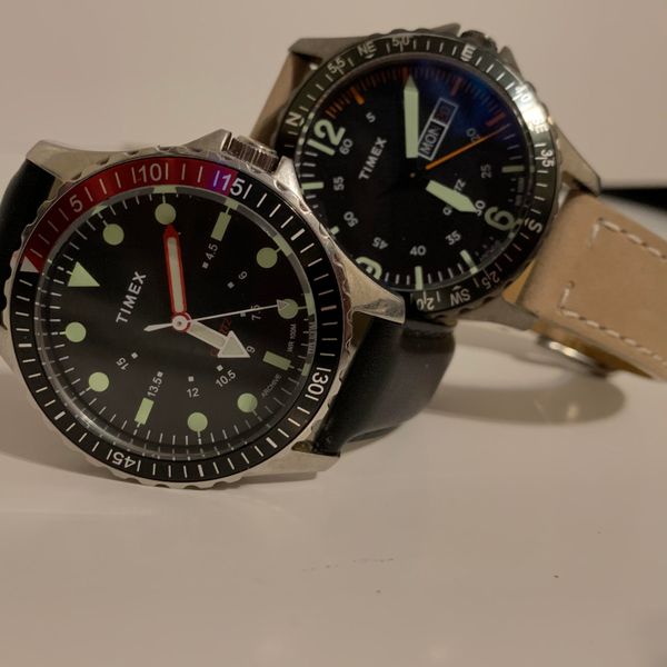 [WTS] Timex Archive Navi Depth & Land 38mm Watches $75 each or both for ...