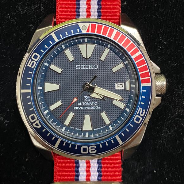 Seiko Samurai Prospex Diver - Pepsi Bezel - SRPB53 | WatchCharts ...