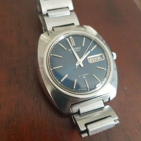 Vintage (1970) SEIKO Automatic 7006-7000, 21 Jewels watch, 1970s ...