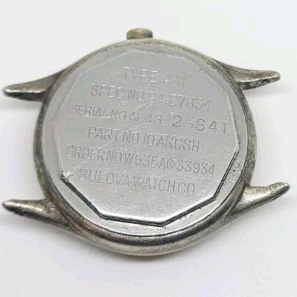 Vintage Bulova Type A-11 Military Watch Case Bezel Only | WatchCharts ...