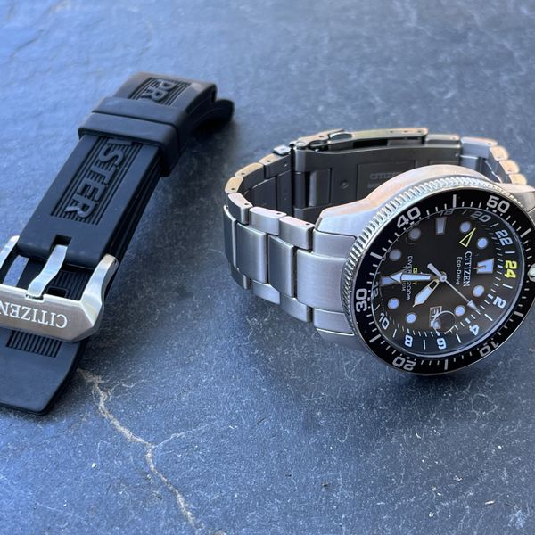 [$300 USD] Citizen Promaster Titanium Eco Drive Diver's GMT F/S ...
