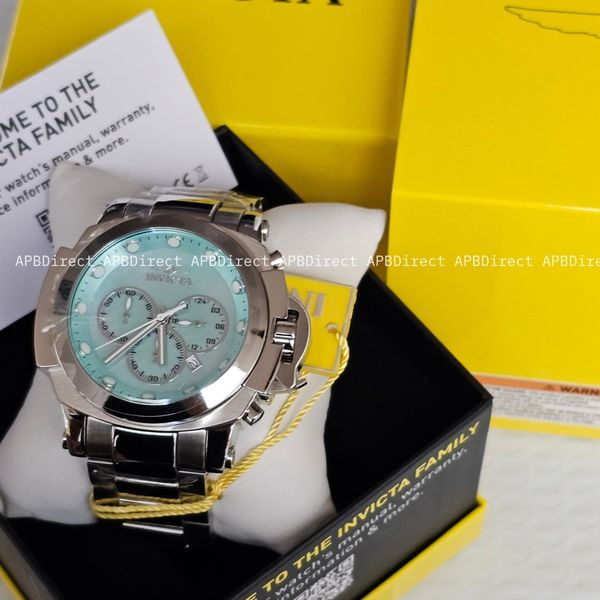 Invicta - Man of War - Coalition Forces Blue MOP Dial - SS Bracelet ...
