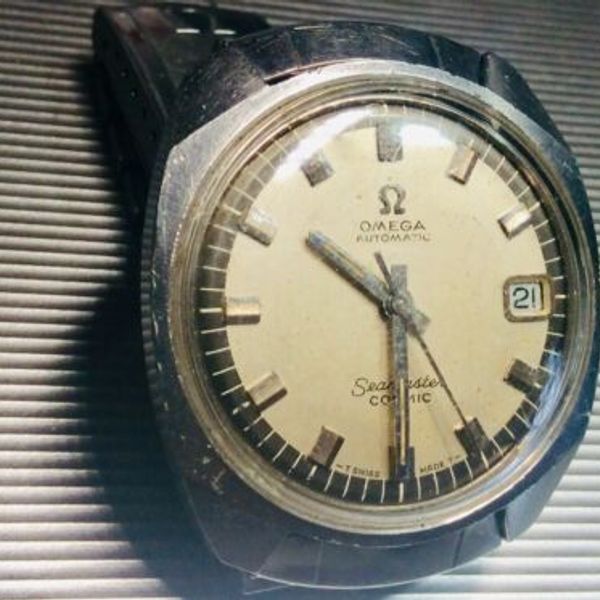 OMEGA Seamaster Cosmic 166026-T00L107 Date Automatic Men's Watch_640368 | WatchCharts Marketplace