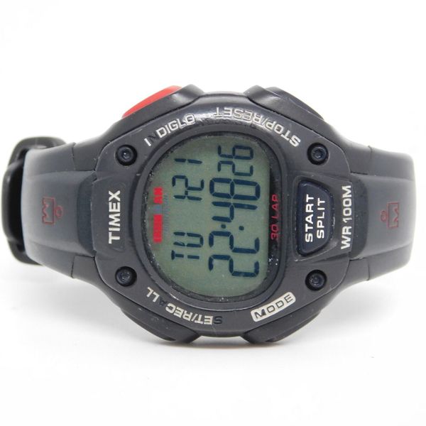 Timex Ironman Triathlon Indiglo WR 100M Quartz Digital Men's Watch New ...