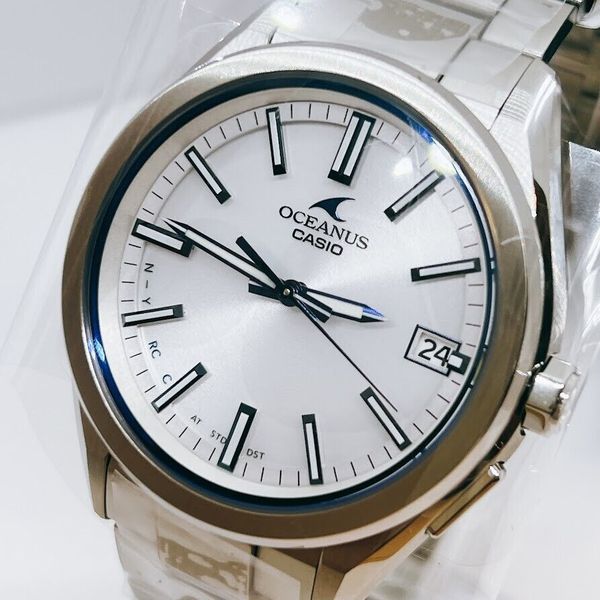 Casio OCEANUS OCW-T200S-7AJF Solar Radio Watch From Japan 3 Hands ...