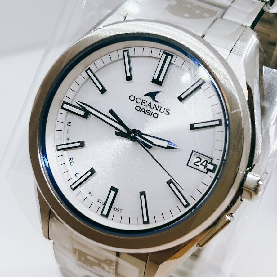 Casio OCEANUS OCW-T200S-7AJF Solar Radio Watch From Japan 3 Hands ...