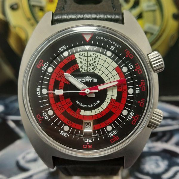 Vintage FORTIS Men's Marinemaster Super-Compressor 42mm Automatic Made ...