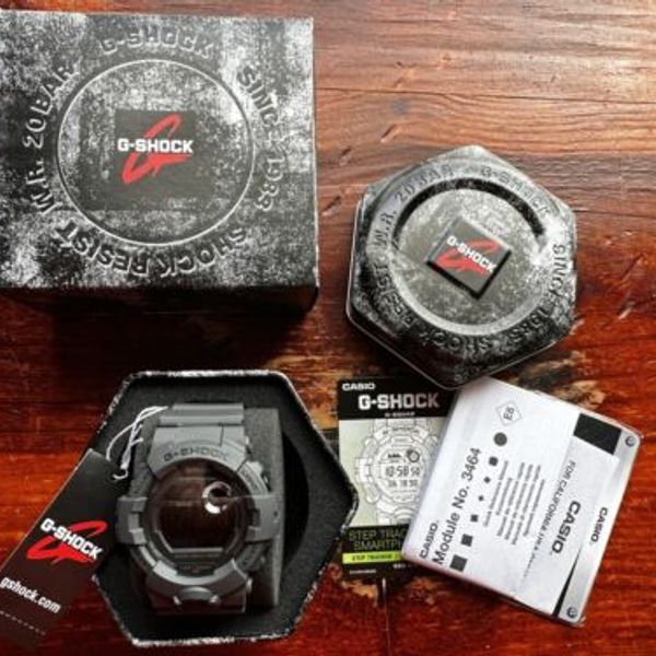 Casio G-SHOCK (3464) Bluetooth Step Tracker, Run Tracker 47mm Digital ...