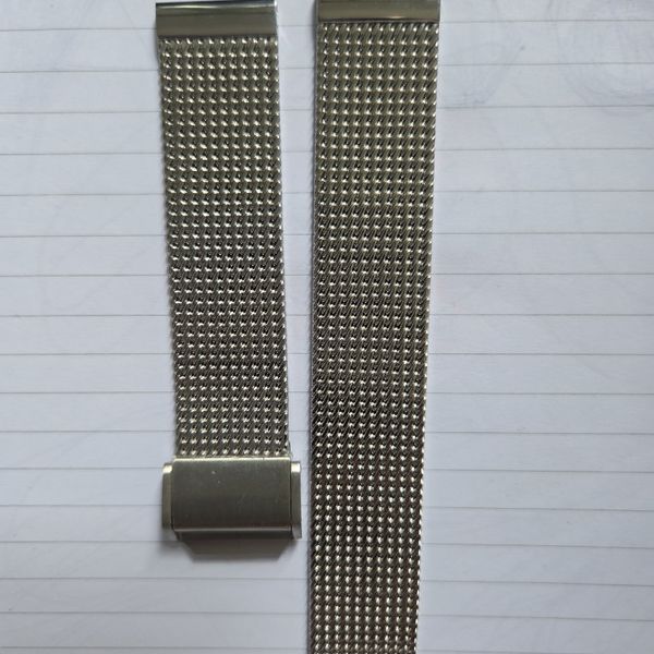 19mm Stainless Steel Mesh Watch Strap | WatchCharts Marketplace