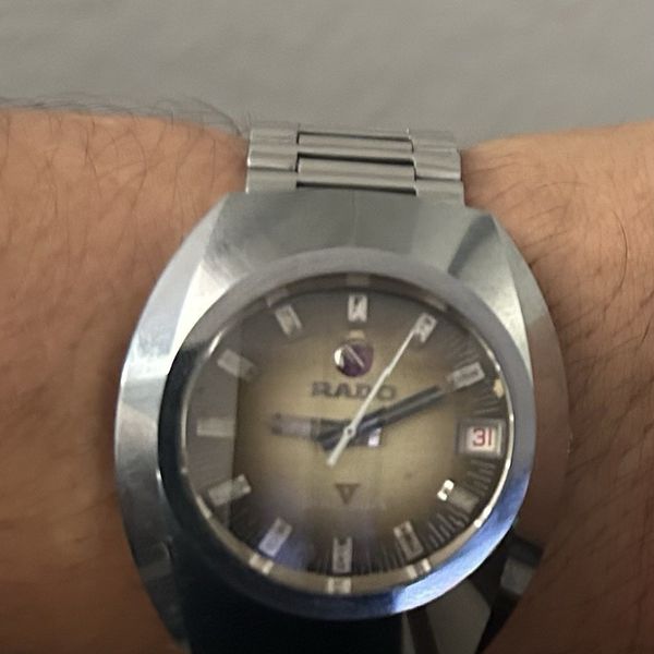 RADO Balboa Silver With The Diastar Band;Date!35mm Automatic Watch | WatchCharts Marketplace