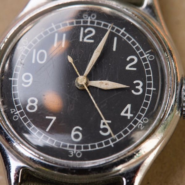 VINTAGE WW2 BULOVA A-11 wwii 1940s 40s us army usmc navy usaf pilot a11 ...