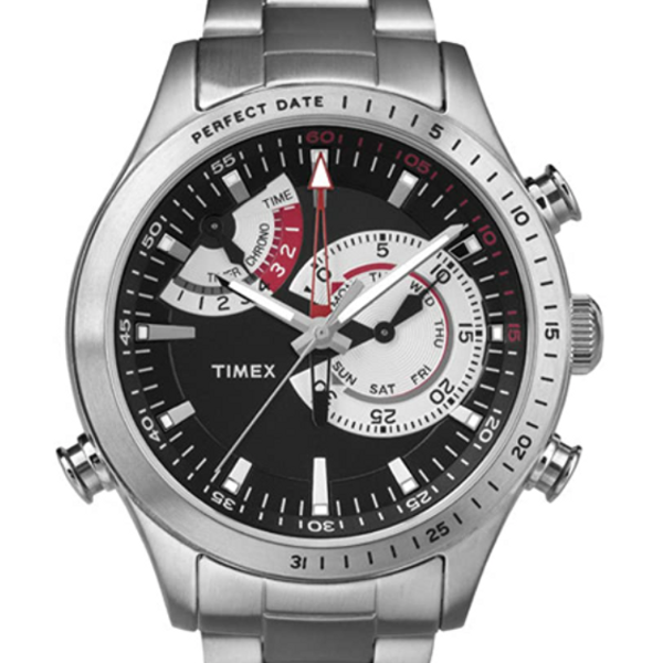 Timex Intelligent Quartz Chronograph Perfect Date Stainless Steel Band ...