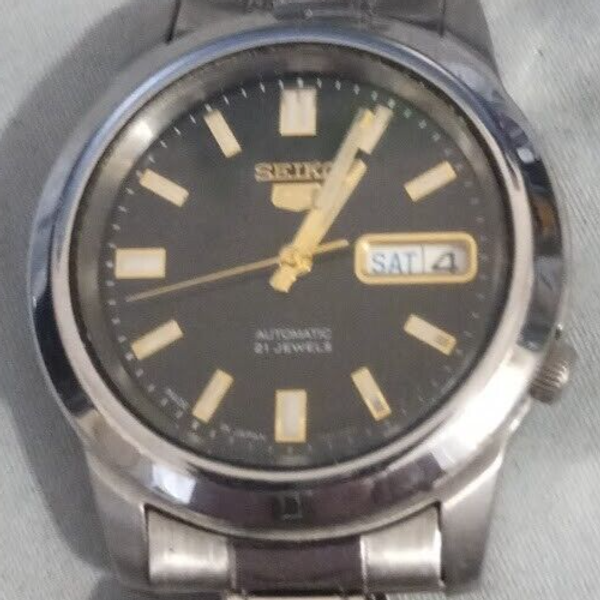JDM Seiko 5 restored, Kanji, exhibition caseback, for parts or repair ...