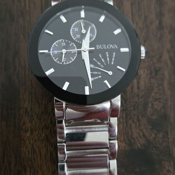 Bulova Futuro Men's Black Watch - 96C105 | WatchCharts Marketplace