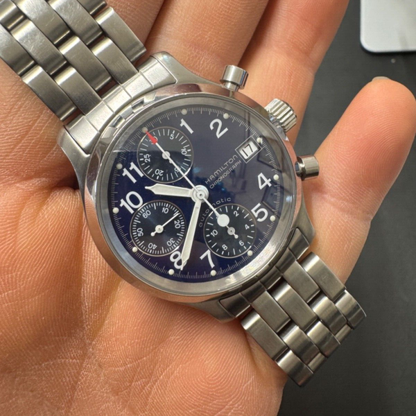 Hamilton Chronograph Referenza 3830 Automatic ETA 7750Full Set Men ...