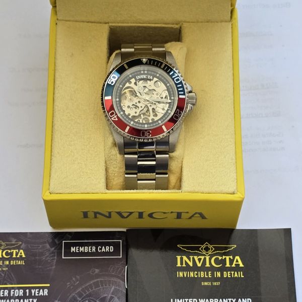 Invicta 37878 Skeleton Automatic 44mm Pocket Watch Men's Watch Very ...