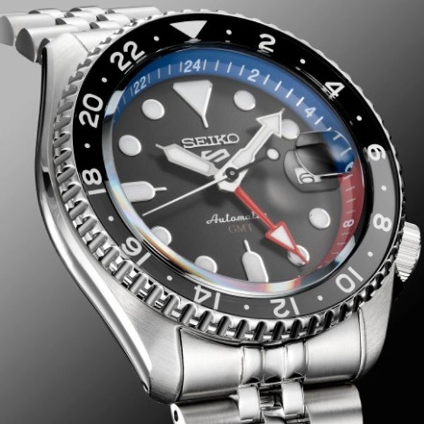 Seiko GMT SSK019J1 Made in Japan PEPSI Chapter Ring Automatic Gents ...