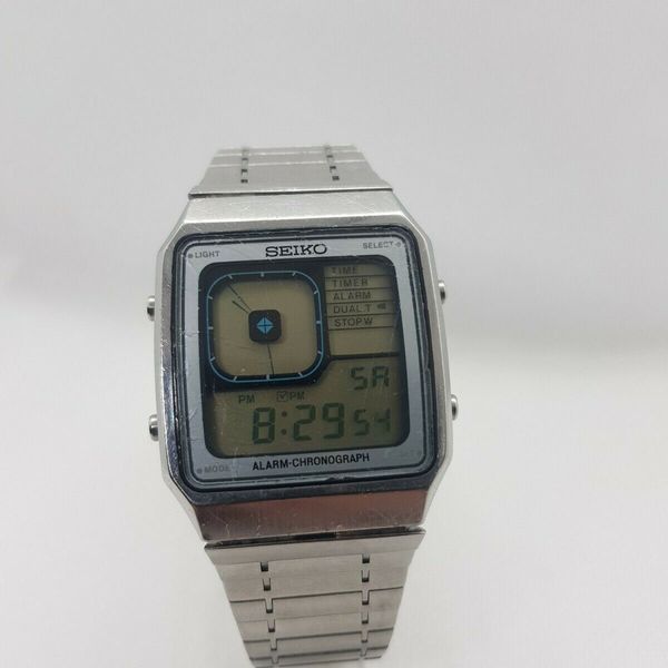 Vintage Seiko G757 - 4020 James Bond Alarm Chronograph Quartz ...