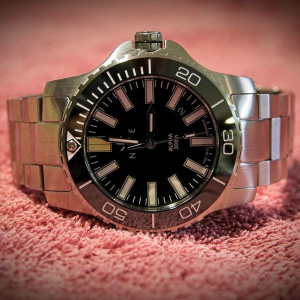[$385 USD] Nite Alpha T100 - tritium dive watch - full kit - perfect ...