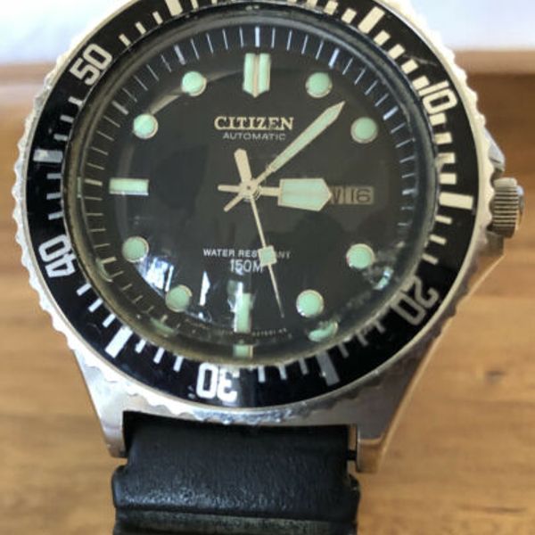 Citizen 51-2273 Rare Vintage Automatic Diver Watch Original Band ...