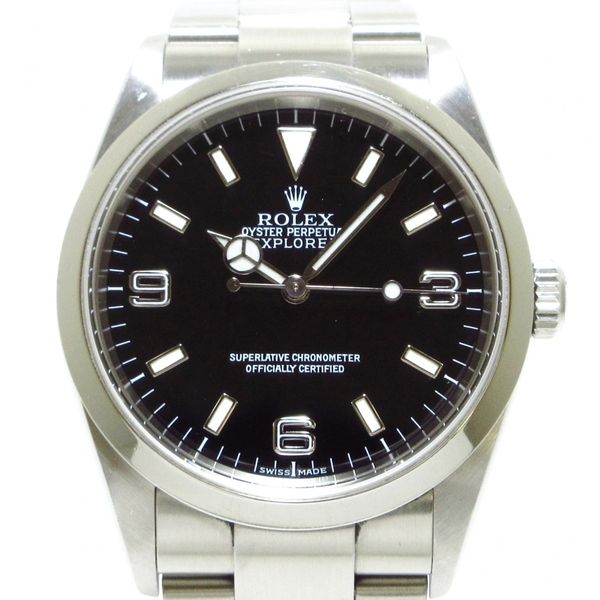 [New] [Used] ROLEX Explorer 1 Watch SS / 13 frames (full frames) Black ...
