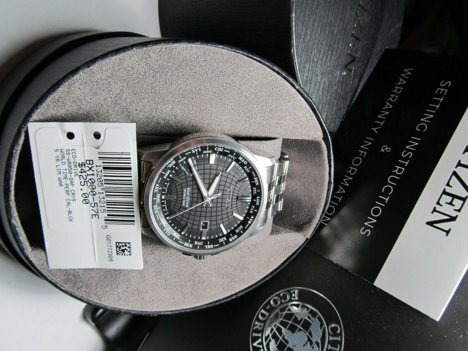 Citizen Eco-Drive world time perpetual calendar sapphire BX1000-57E ...