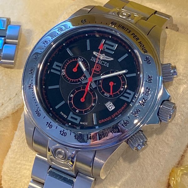 FS/ Invicta Grand Speedway Swiss Made Daytona Homage - RARE | WatchCharts