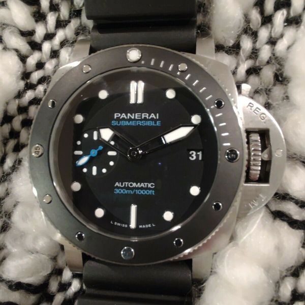 Panerai Pam 683, PAM683 42mm Submersible with Black Bezel | WatchCharts