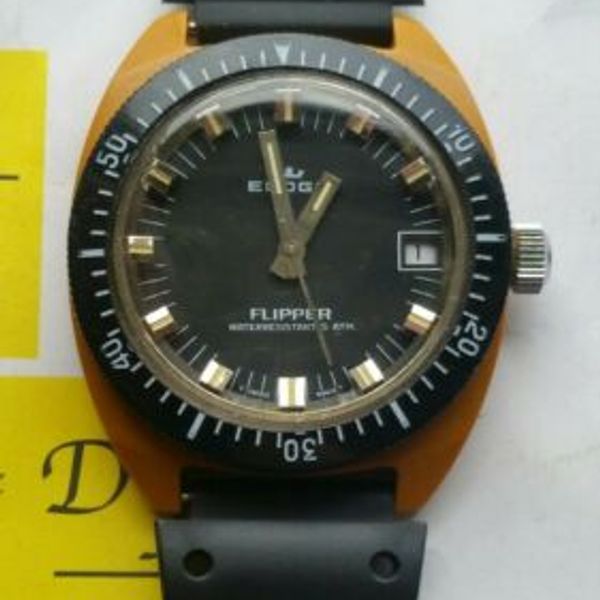Vintage Eloga (Fortis) Flipper - very cool watch! | WatchCharts Marketplace