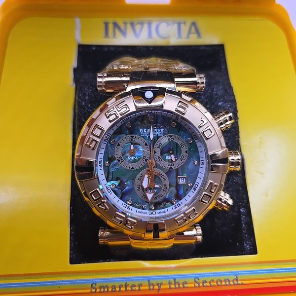 Invicta Subaqua Noma I Model 19929 Gold Tone Limited Edition Quartz Men ...