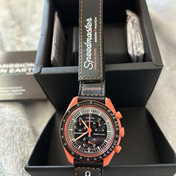 Swatch x Omega Moonswatch Mission on EARTH LAVA | WatchCharts Marketplace
