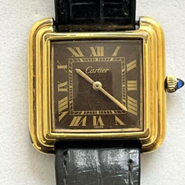 Vintage Cartier tank steps. tribiling workin perfect unisex 30mm ...