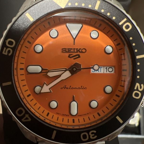 Seiko 5 Sports Automatic Orange Dial Men's Watch SRPD59K1(ð ºBNS ...