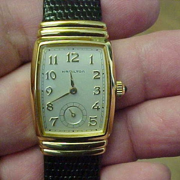 HAMILTON TANK REISSUE REGISTERED EDITION MODEL 6248 FANCY CASE QUARTZ ...