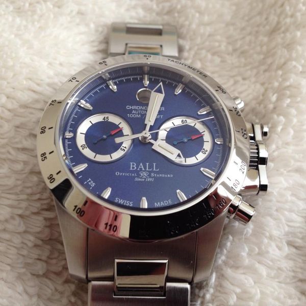 SOLD!! BALL HYDROCARBON MAGNATE CHRONOGRAPH, COSC CHRONOMETER. (CM2098C ...