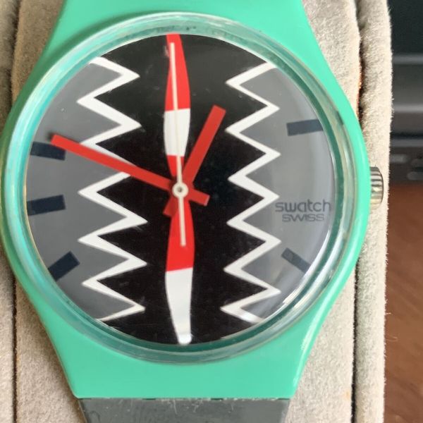 SWATCH Watch RARE! TONGA RARE 1986 Vintage 80's Men’s Unisex Large ...