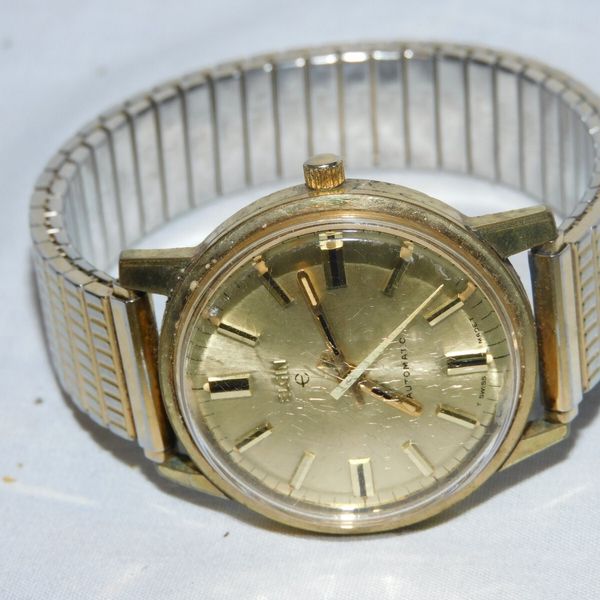 VINTAGE MEN'S SWISS ELGIN AUTOMATIC WATCH - 100% ORIGINAL -WORKING ...