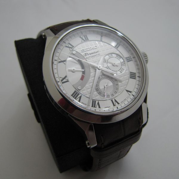 Seiko Premier Automatic Power Reserve Cal 6R20 Mint! | WatchCharts ...