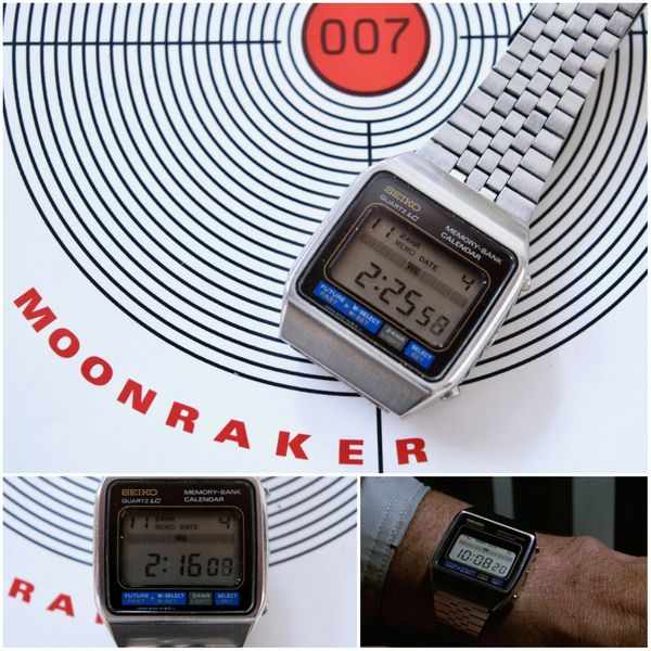 Vintage Seiko M354-5019 Watch as Worn By James Bond in Moonraker ...