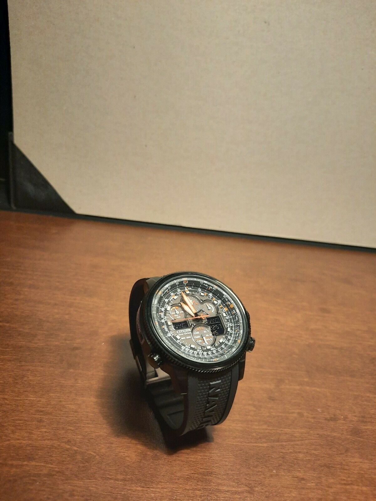 Citizen Navihawk JY8035-04E Men's Eco-Drive Atomic Time Synchronized ...