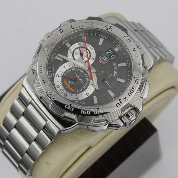 Tag Heuer CAH101A.BA0860 Mens Formula 1 Indy 500 Watch Gray Silver ...