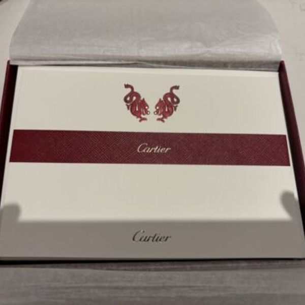 Cartier Stationery Card Letter&Envelope 10 Sets DRAGON Design with Box ...