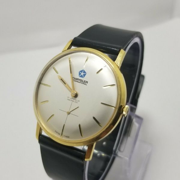 Chrysler, 17 jewels vintage men's watch, '70's Manual winding - Swiss ...