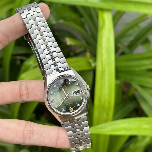 [WTS] Underrated 1973 King Seiko Special VANAC 5256-6000 Green wave dial | WatchCharts Marketplace
