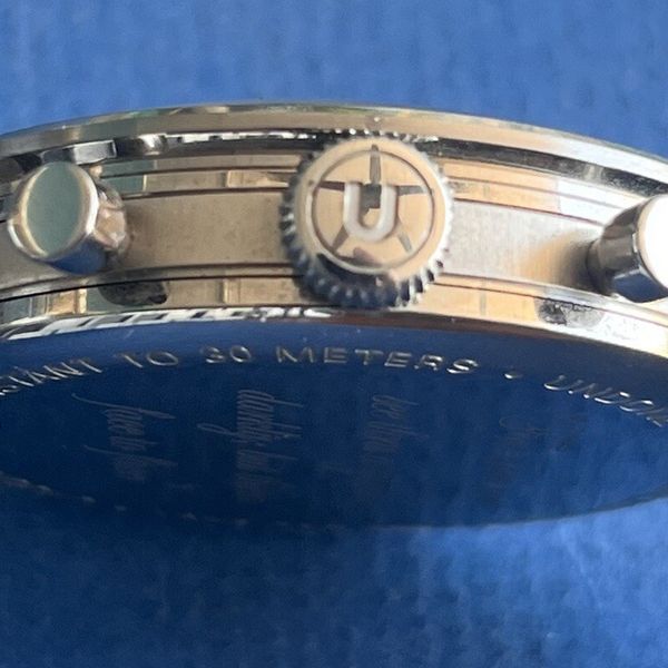 Undone PWC bi-compax watch, Seiko VK64 quartz, tropical dial ...