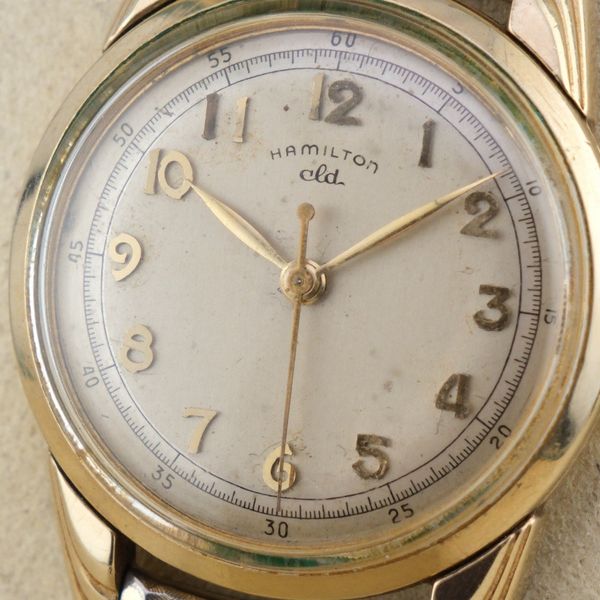 Vintage 1950s Hamilton CLD "Lyndon" Fancy Lugs Mens 10K Gf. Watch Not ...