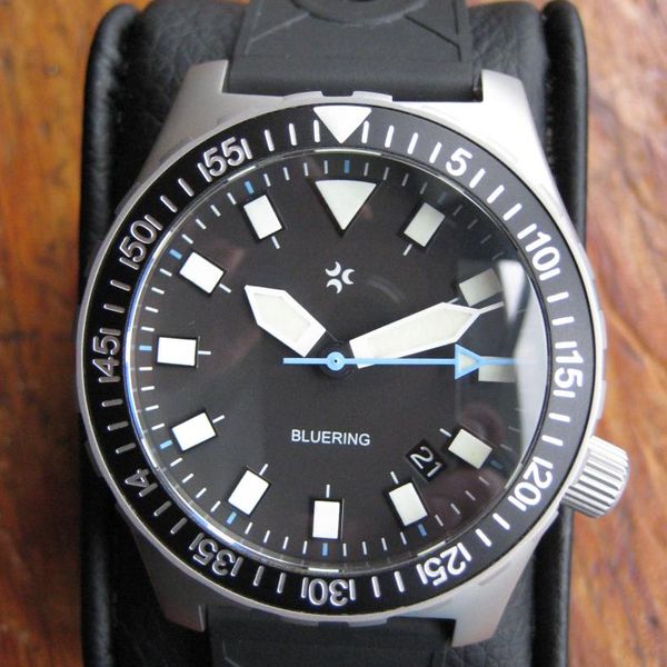 FS: Halios Bluering - Black Dial/Blasted SOLD | WatchCharts