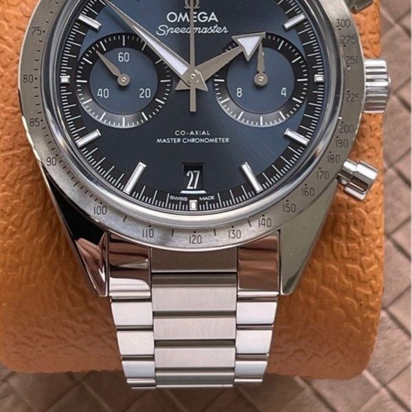 Omega 57 Blue Dial Full Set | WatchCharts Marketplace