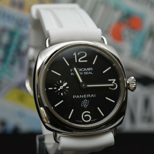 Panerai Radiomir Black Seal 45mm Manual Wind PAM 380 Box & Manuals ...